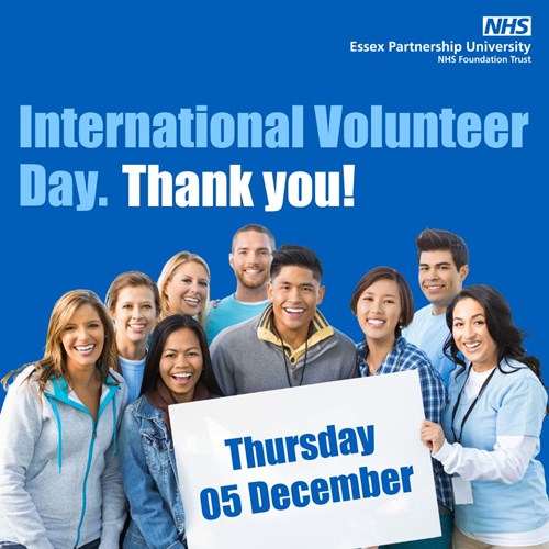 Thank you to our 500 volunteers and lived experience ambassadors ...